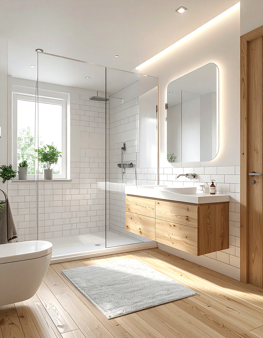 30 Smart Square Bathroom Layout Ideas to Optimize Space - Restored Style