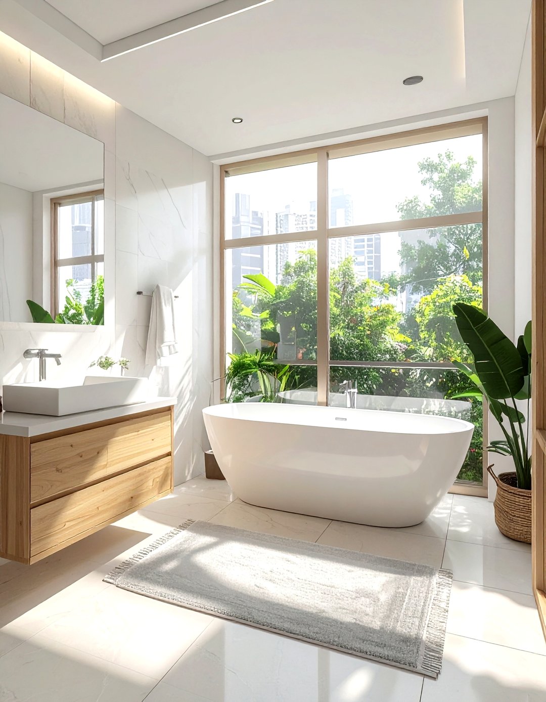 30 Smart Square Bathroom Layout Ideas to Optimize Space - Restored Style